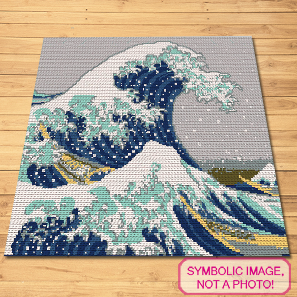 The Great Wave Crochet Pattern - SC Crochet Blanket Pattern – Pretty ...